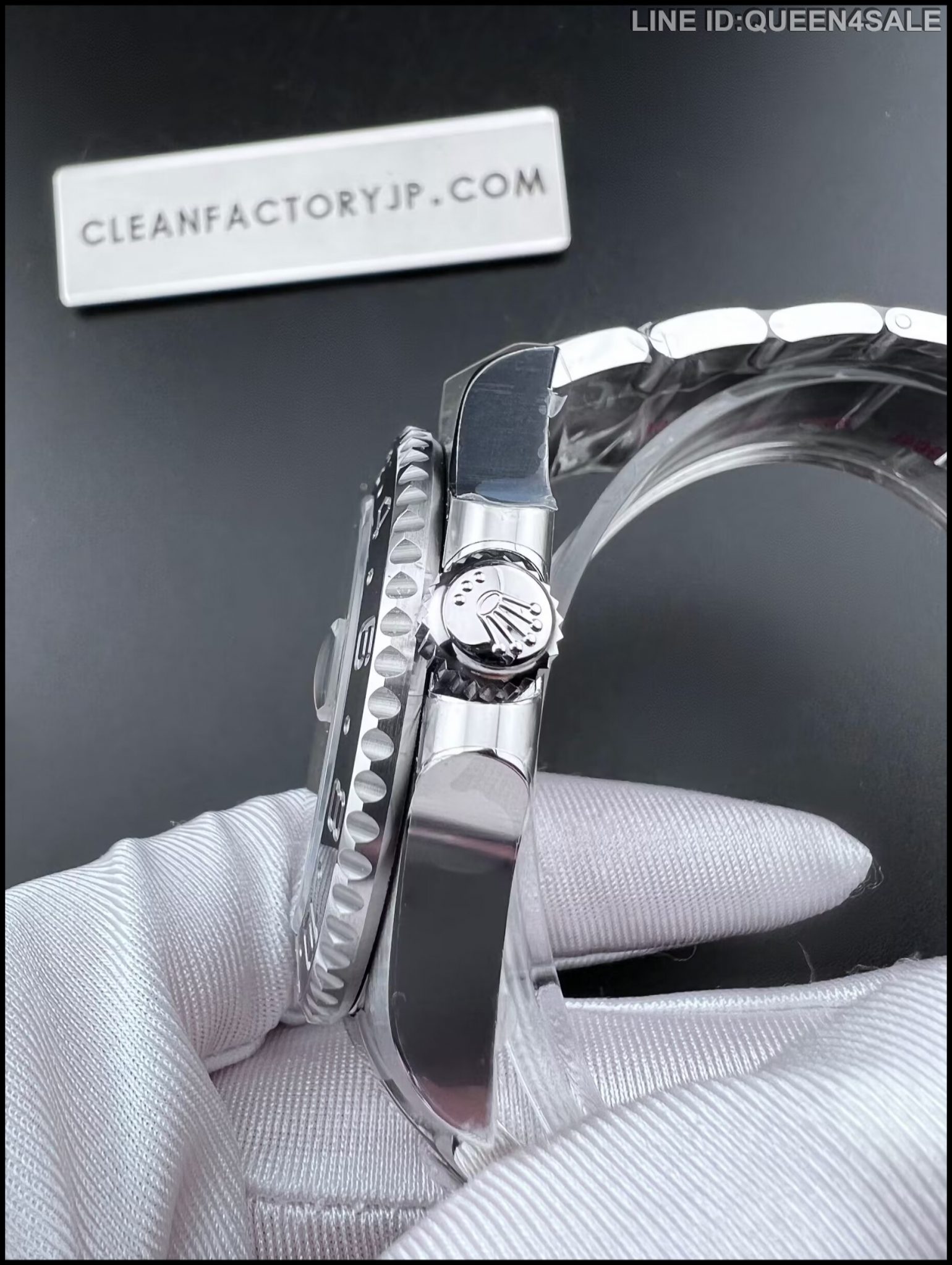 CLEANクリーン工場 ROLEXロレックスGMTマスター Ⅱ 116710LN 40mm黒ベゼル ブラック文字盤グリーン針 1:1精度 ...